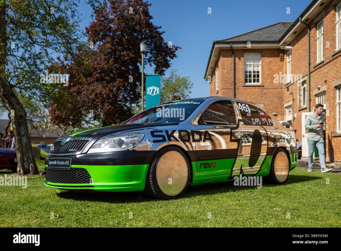 2011 Skoda Octavia vRS Bonneville land speed record car on display at ...