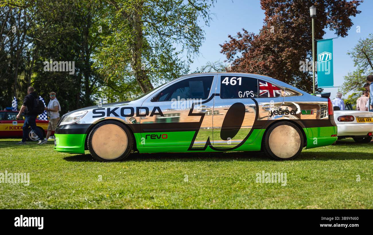 2011 Skoda Octavia vRS Bonneville land speed record car on display at ...