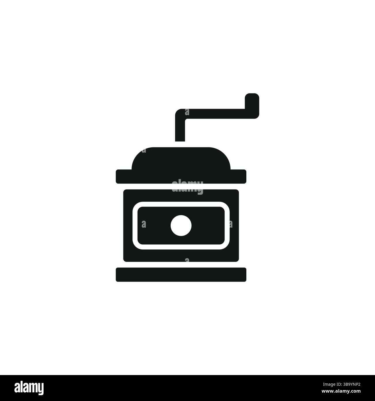 Coffee grinder appliance icon Cut Out Stock Images & Pictures - Alamy