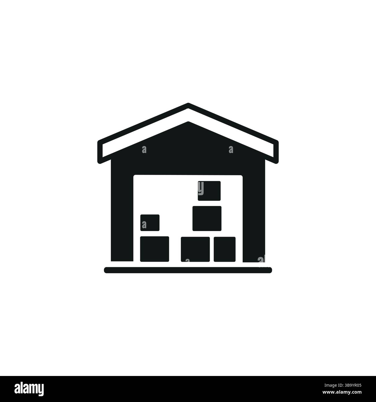 Warehouse Storage Icon Stock Vector Image & Art - Alamy