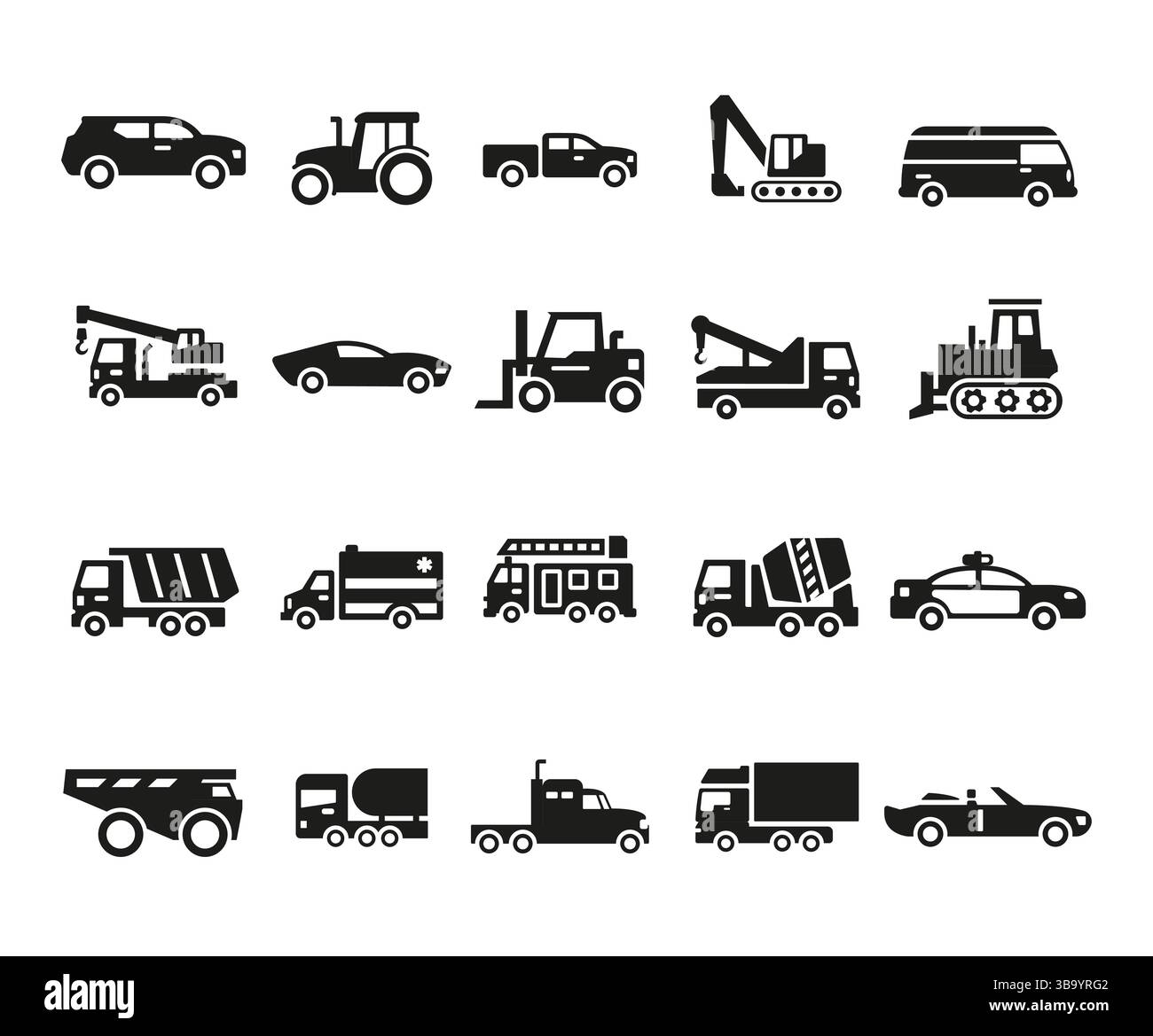 Commercial utility vehicle Stock Vector Images - Alamy