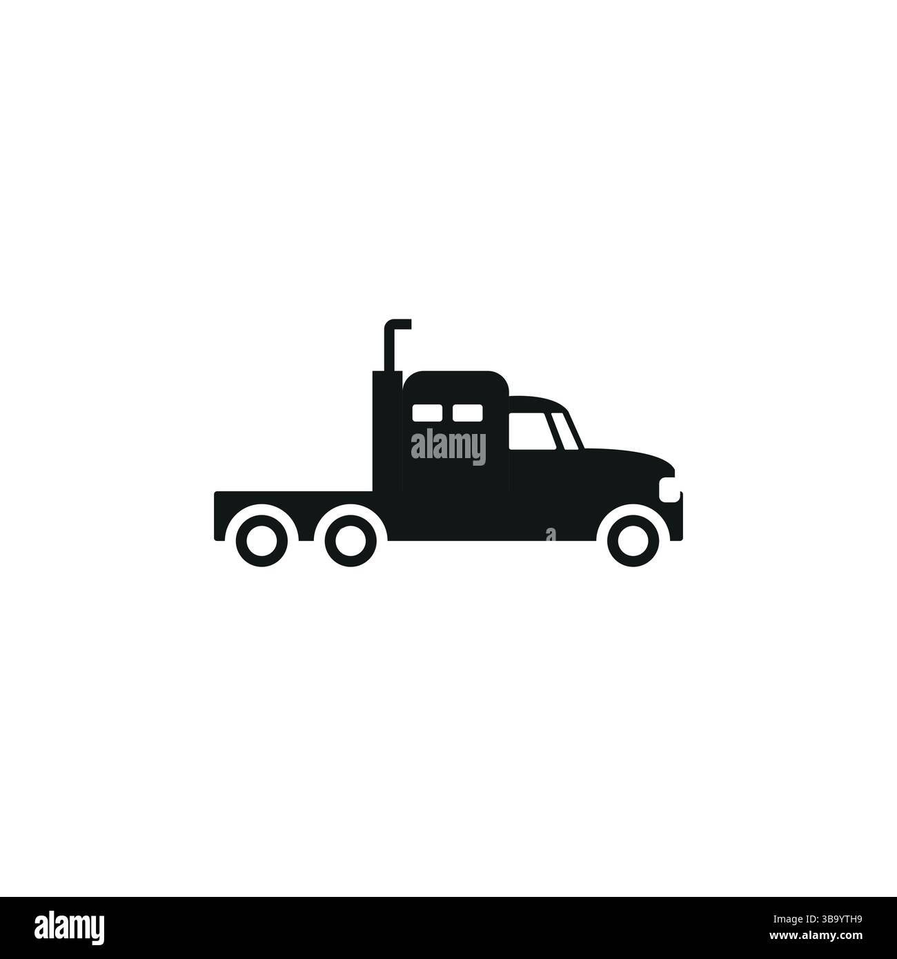 Semi Truck Icon Stock Vector Image & Art - Alamy