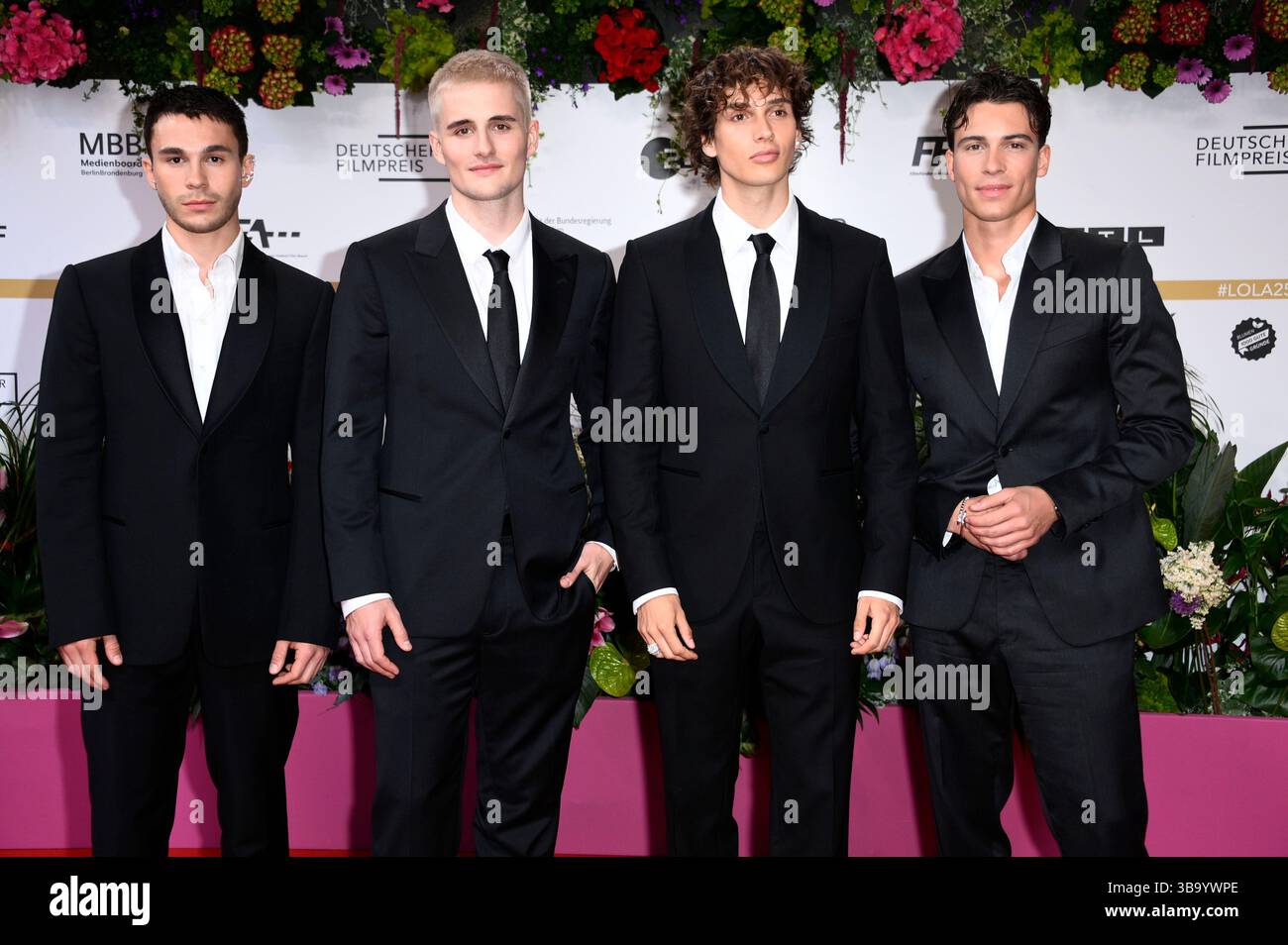 Julien Brown, Luis Freitag, Bene Schulz, Tim Schaecker von den Elevator ...