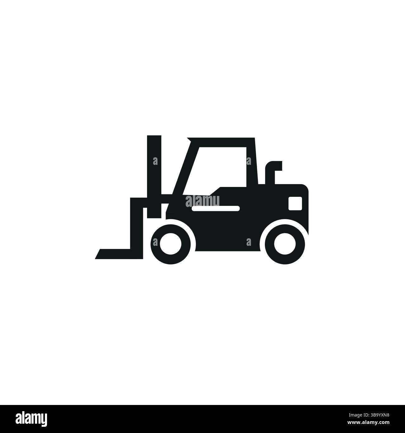 Forklift pallet stacker Stock Vector Images - Alamy