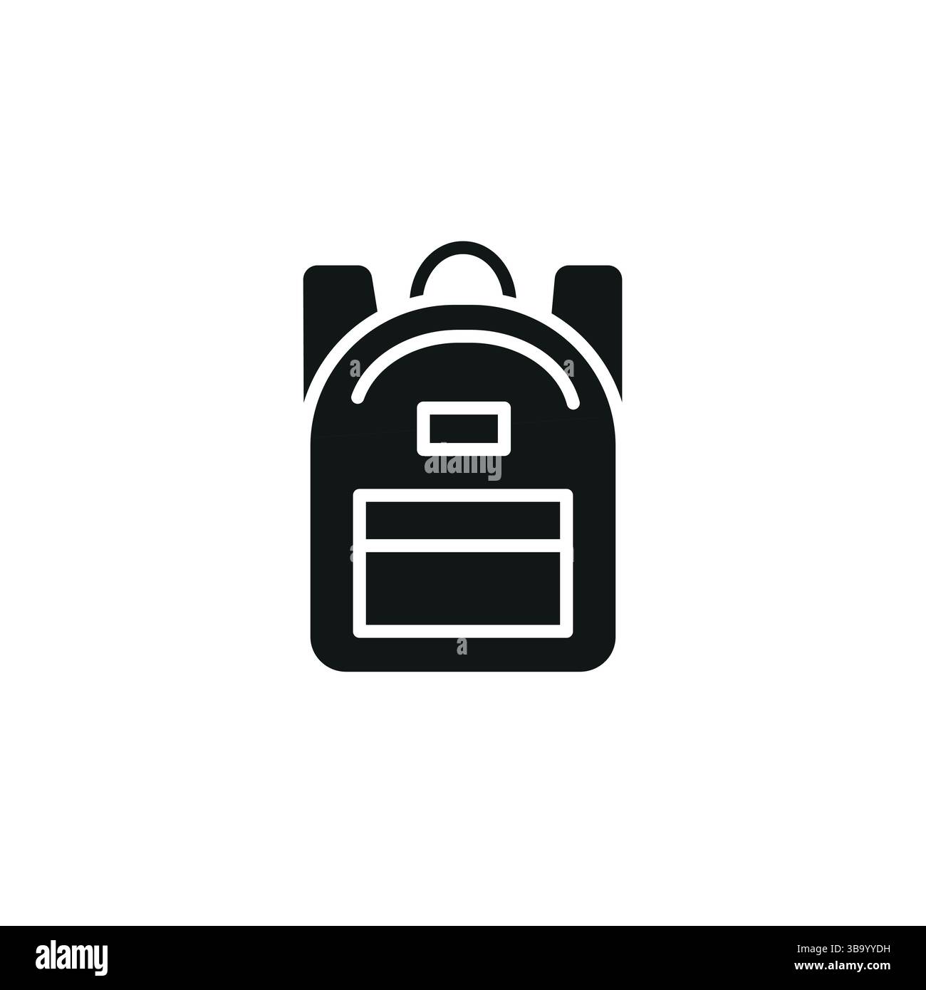 Backpack shape Stock Vector Images - Alamy