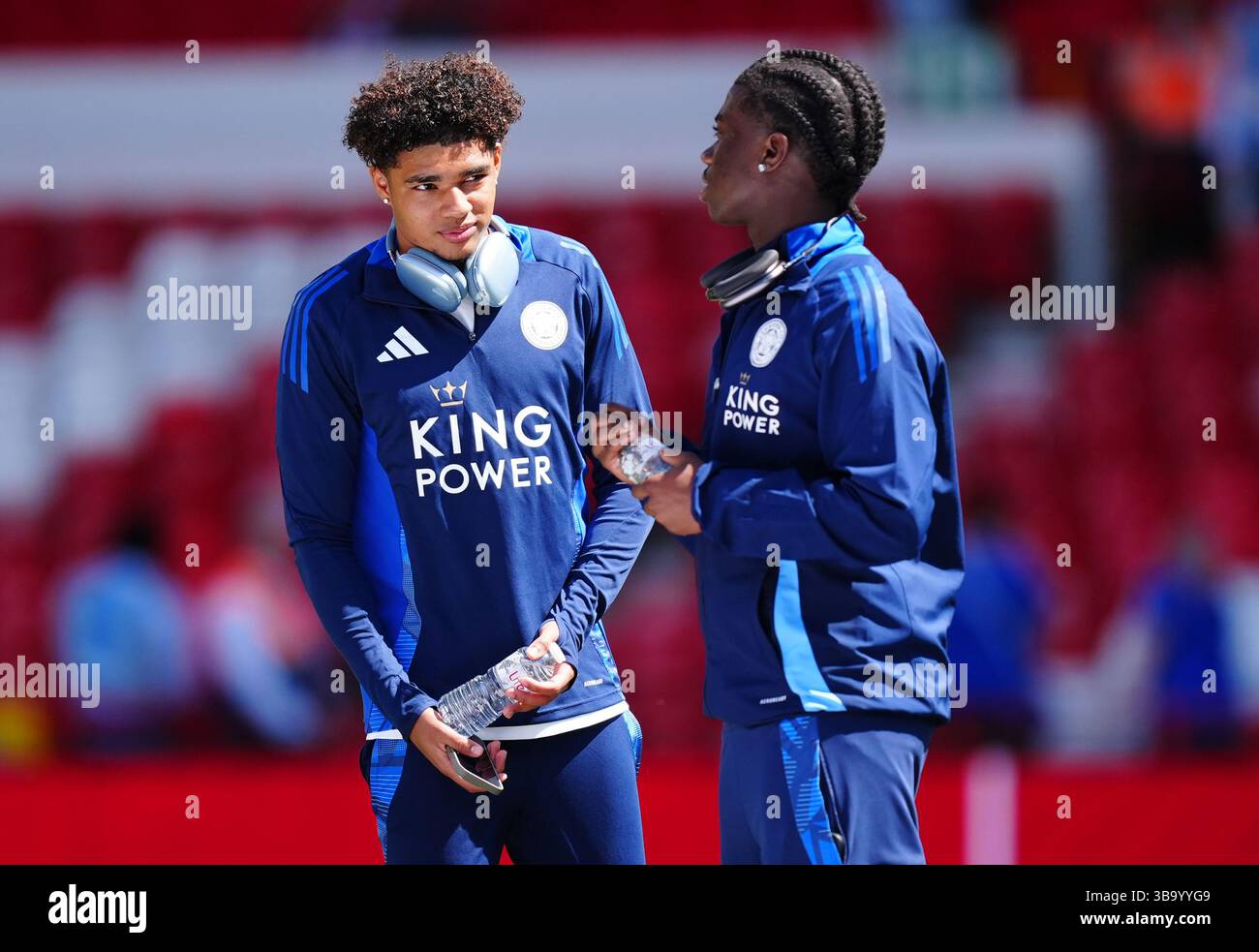 Leicester City's Michael Golding (left) and Jeremy Monga before the ...