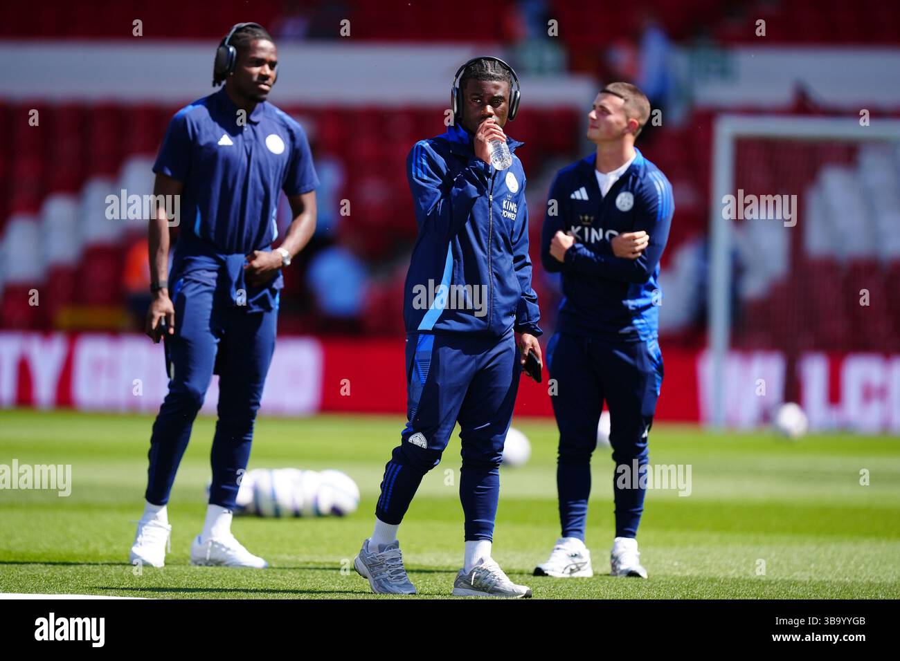 Leicester City's Jeremy Monga before the Premier League match at the ...