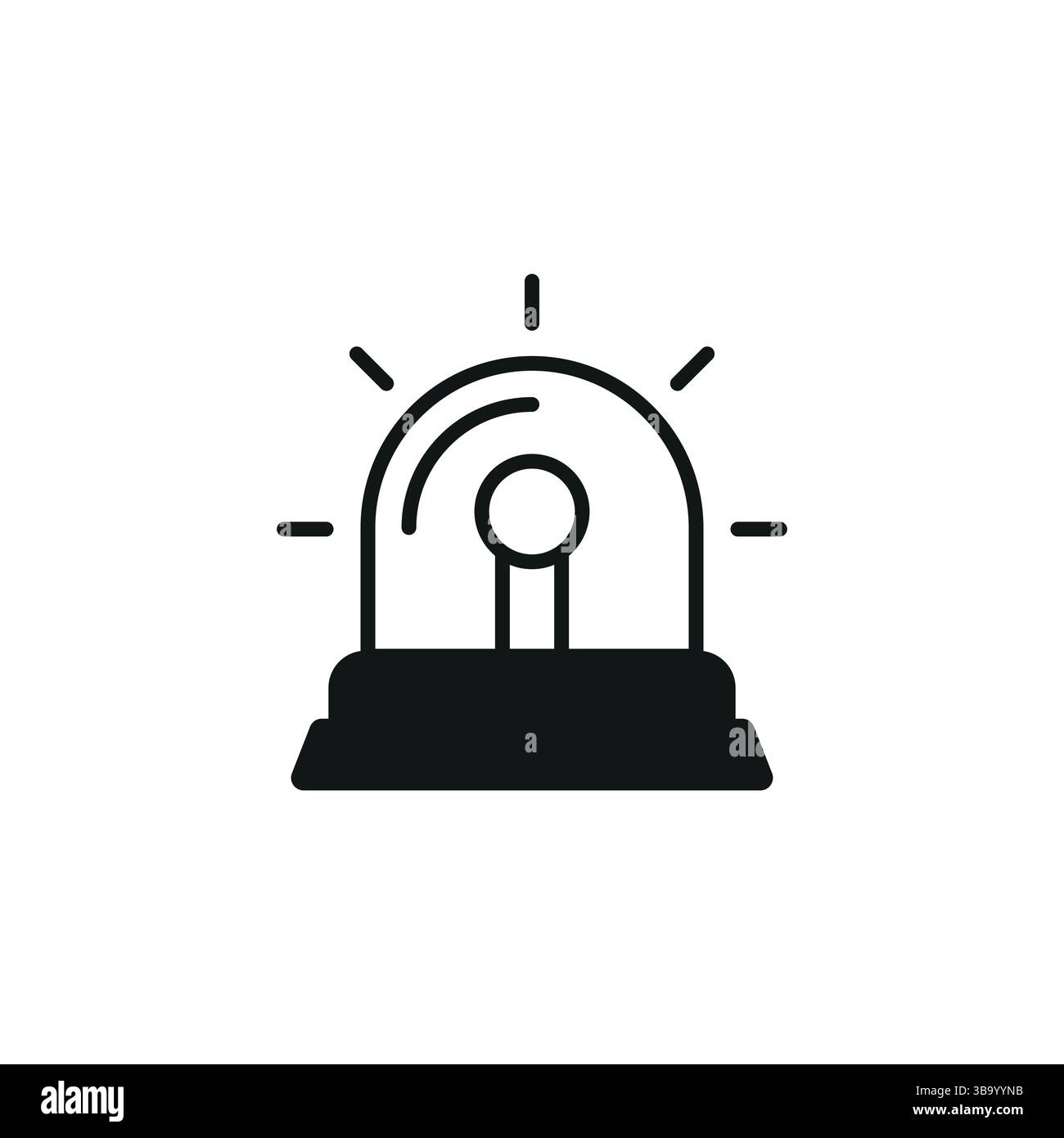 Emergency siren icon Stock Vector Image & Art - Alamy