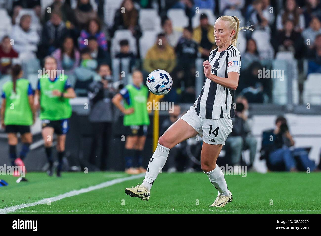 Turin, Italien. 10th May, 2025. Amalie Jorgensen Vangsgaard of Juventus ...