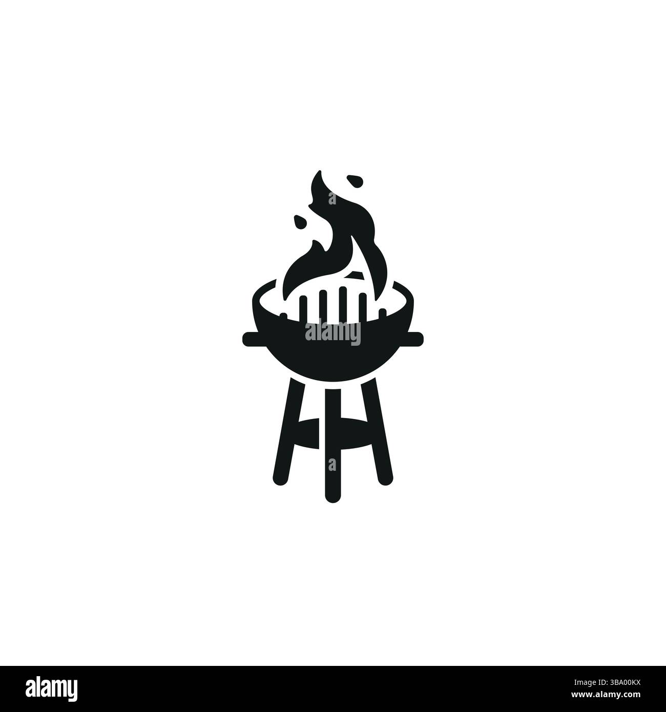 Bbq sizzle Stock Vector Images - Alamy