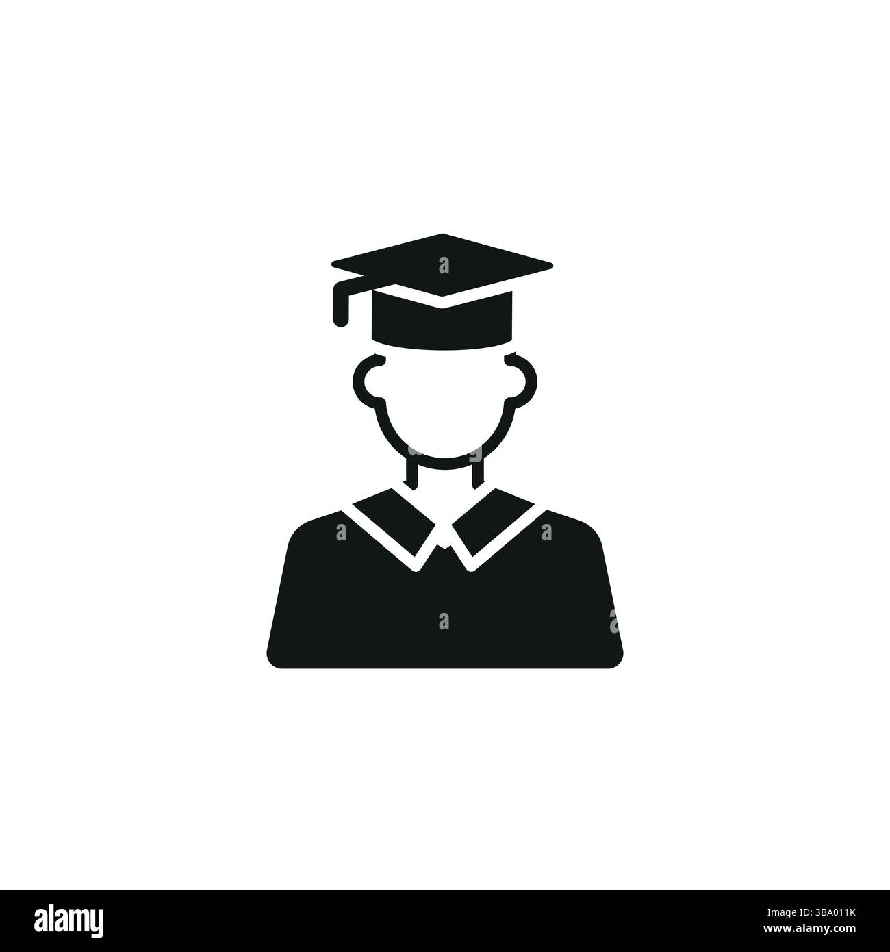 Graduate Student Icon Stock Vector Image & Art - Alamy