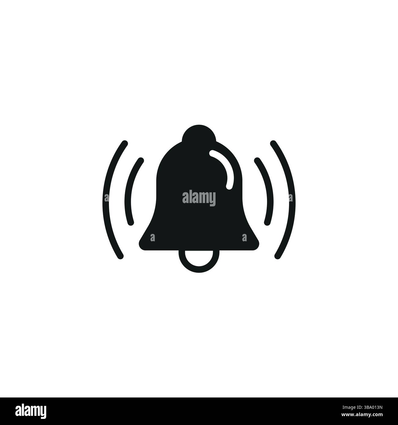 Alarm bell icon Stock Vector Image & Art - Alamy