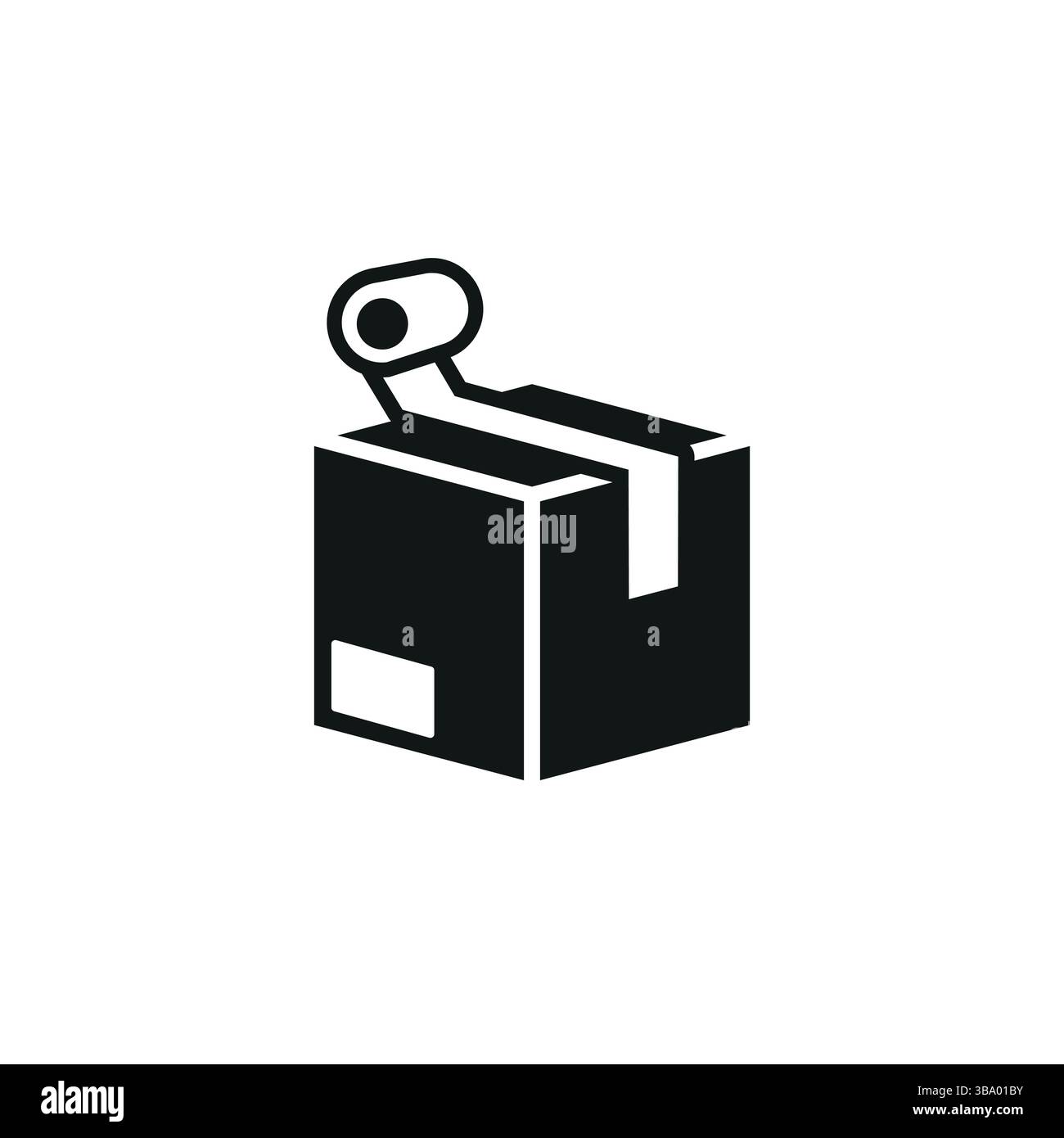 Secure delivery box Stock Vector Images - Alamy