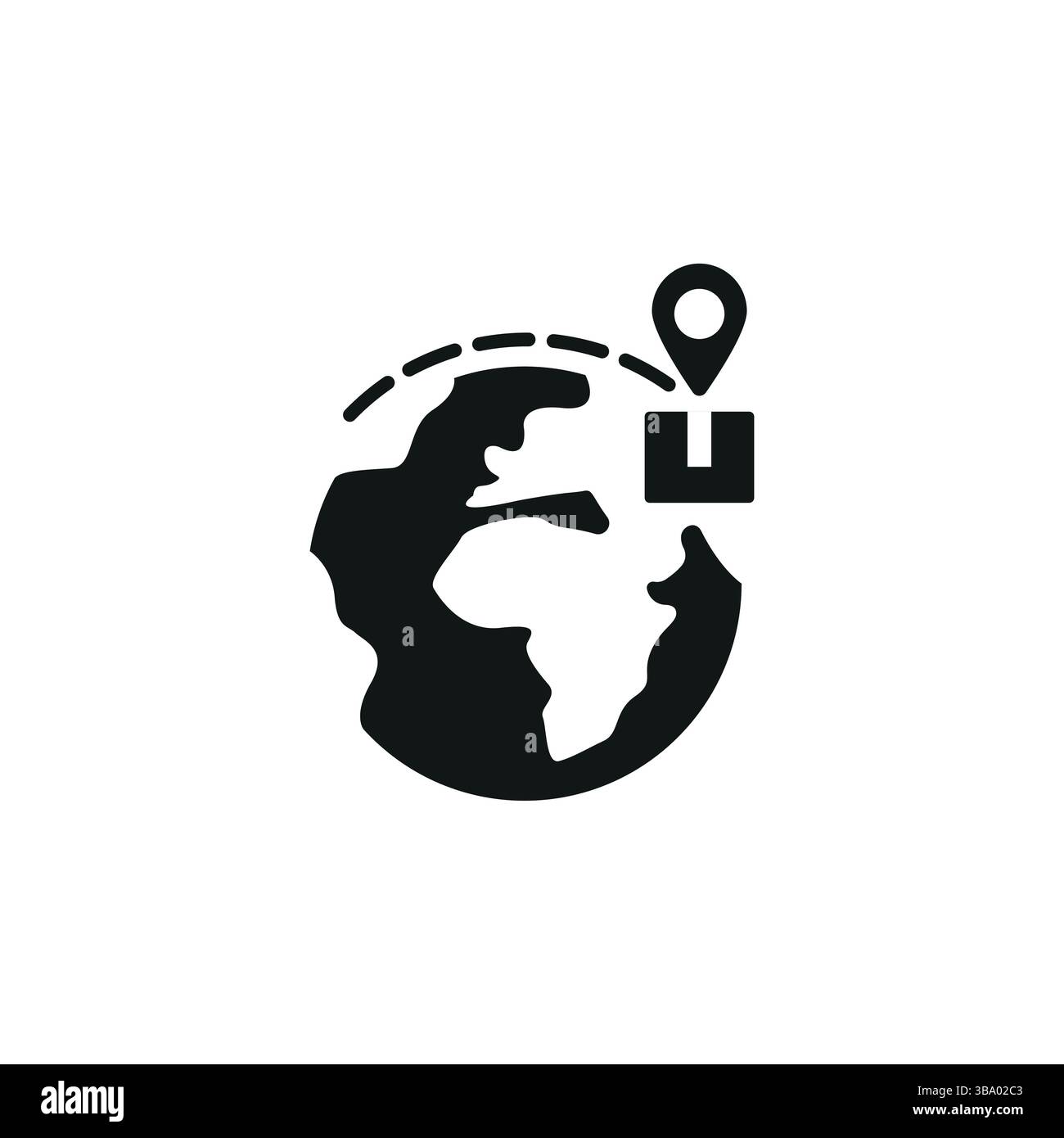 Global Delivery Icon Stock Vector Image & Art - Alamy