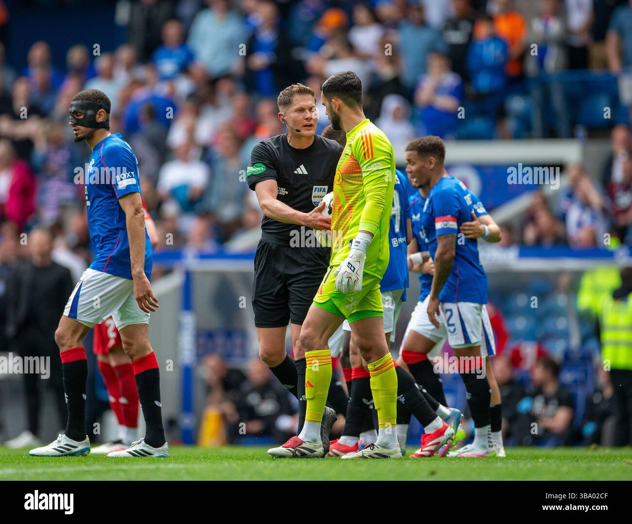 Ibrox Stadium, Glasgow, UK. 11th May, 2025. Scottish Premiership ...