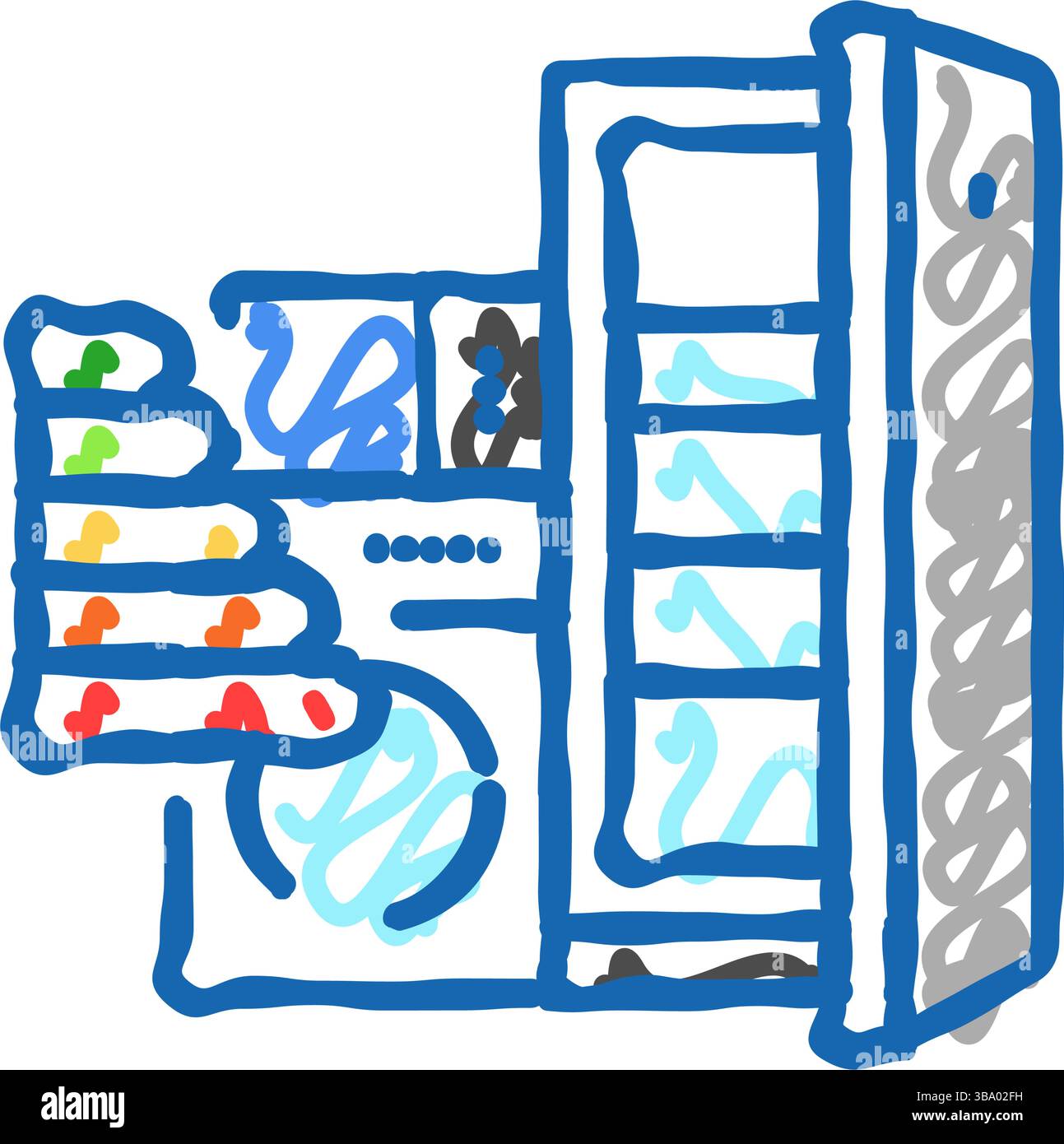 appliances energy efficient icon doodle illustration Stock Vector Image ...