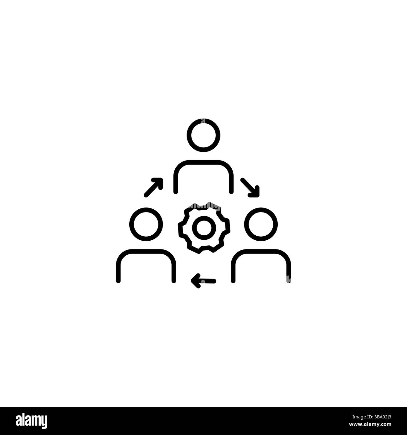 Vector icon management guidance Cut Out Stock Images & Pictures - Alamy