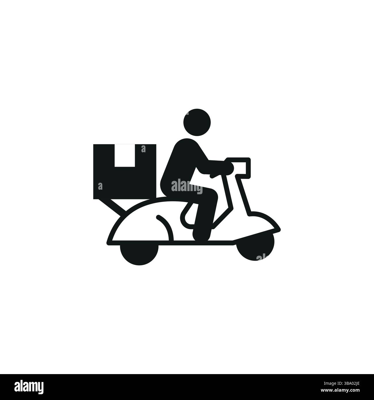 Express delivery service courier Stock Vector Images - Alamy