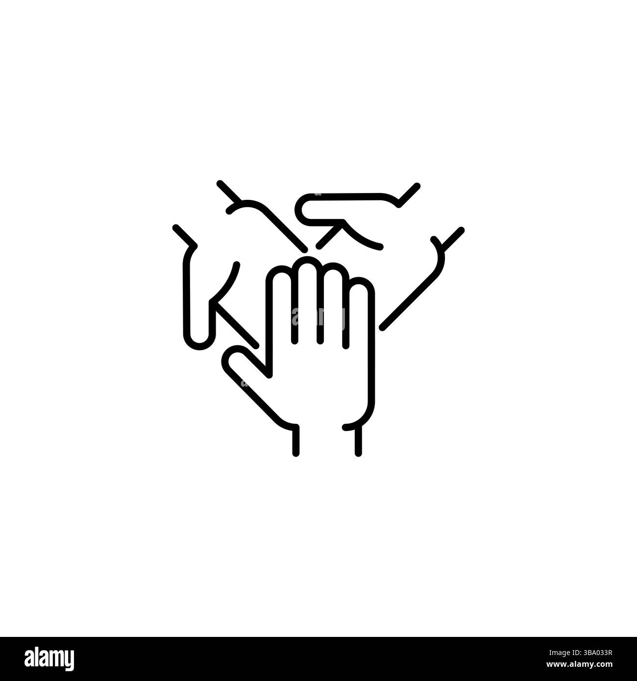 Collaboration unity Black and White Stock Photos & Images - Alamy