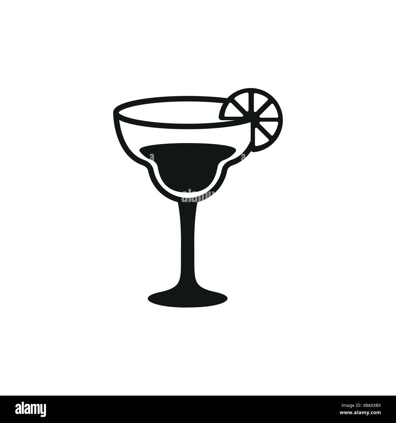Alcohol cocktail margarita modern Cut Out Stock Images & Pictures - Alamy