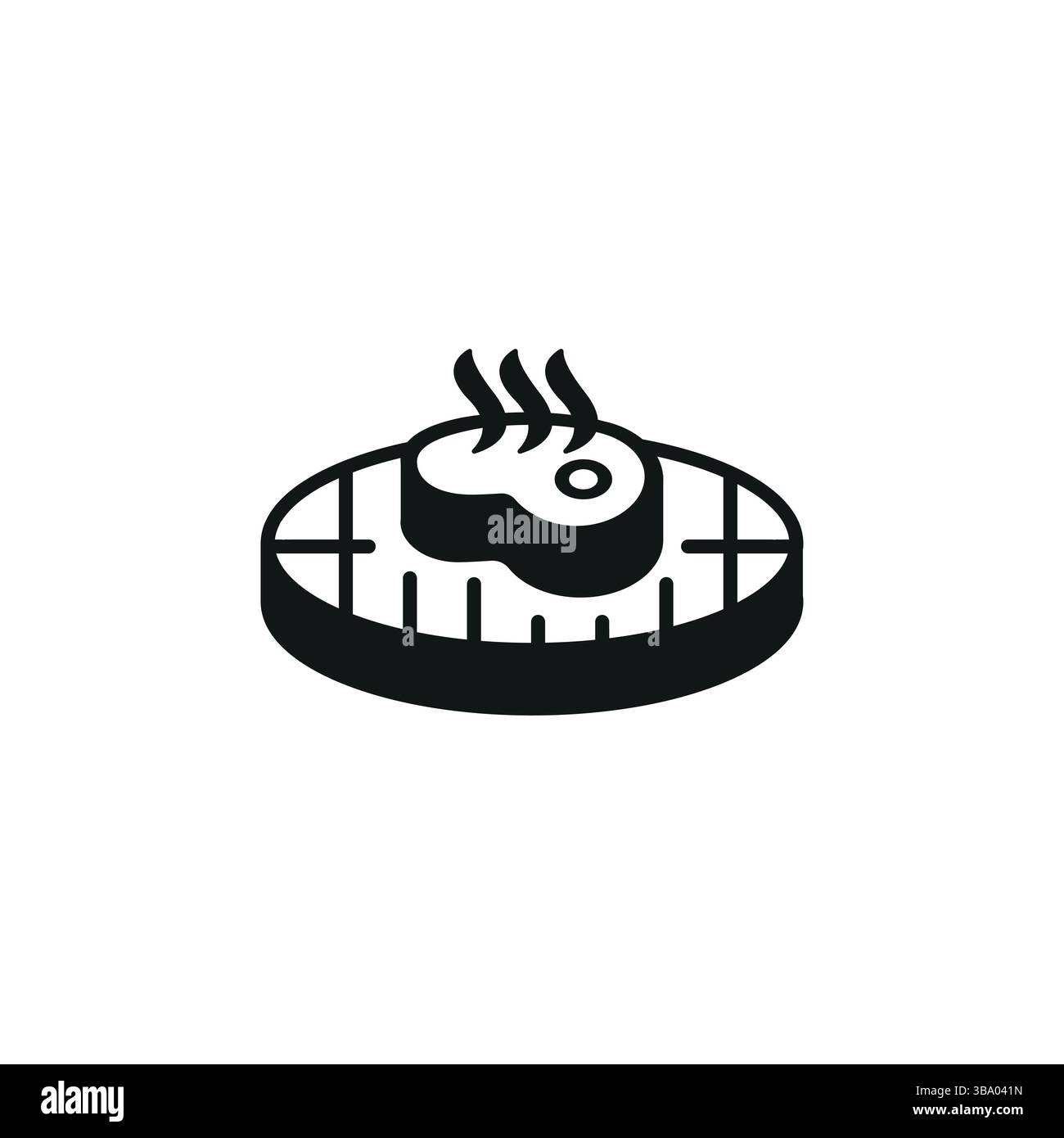 Grilled Steak Icon Stock Vector Image & Art - Alamy