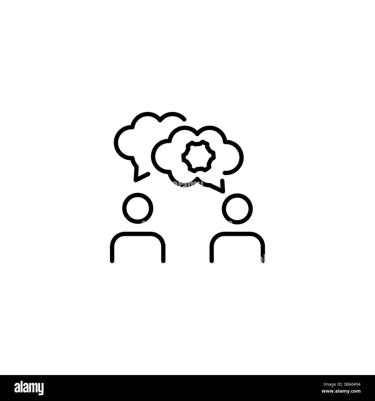 Collaboration talk Black and White Stock Photos & Images - Alamy