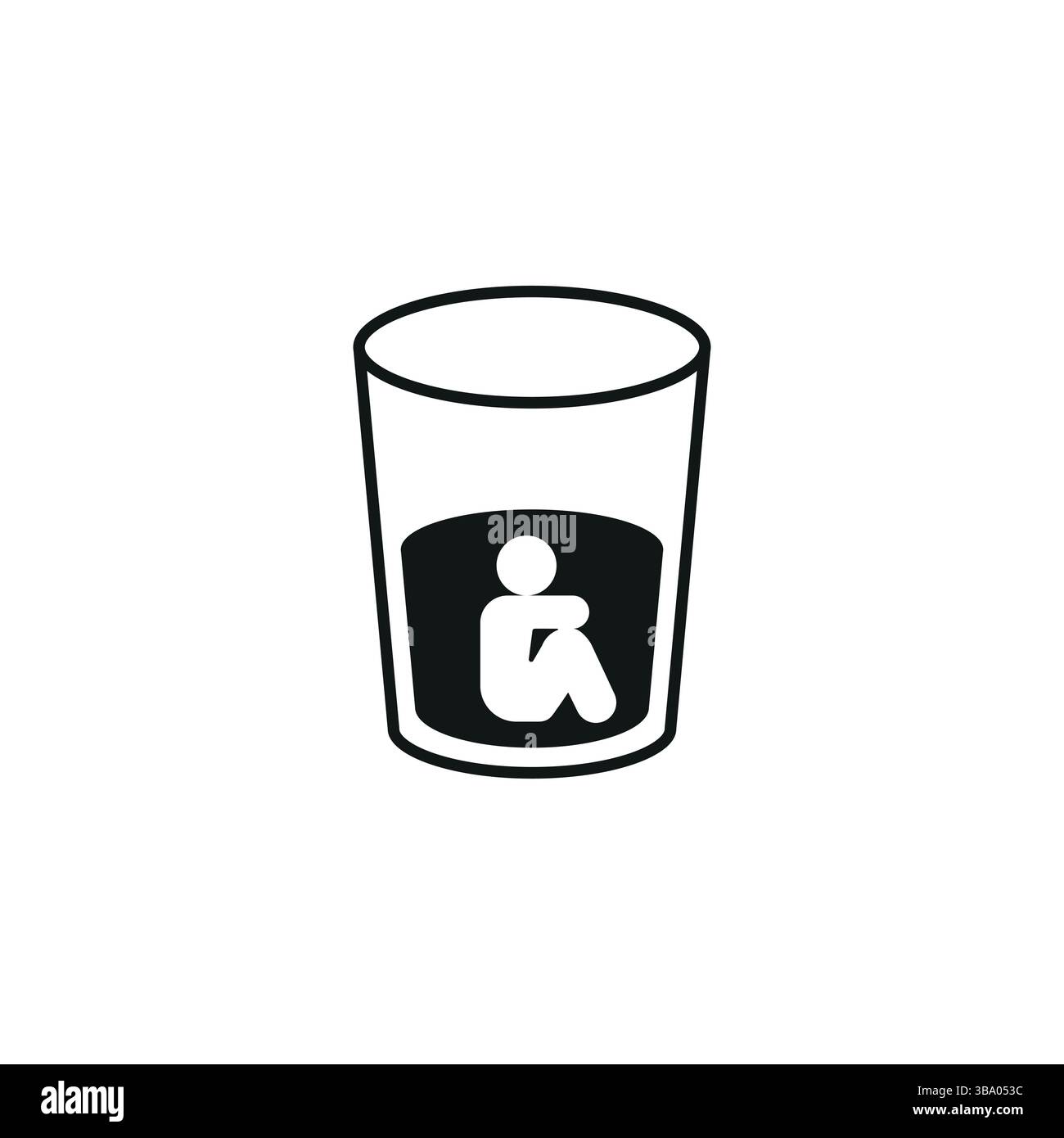 Alcohol Addiction Icon Stock Vector Image & Art - Alamy