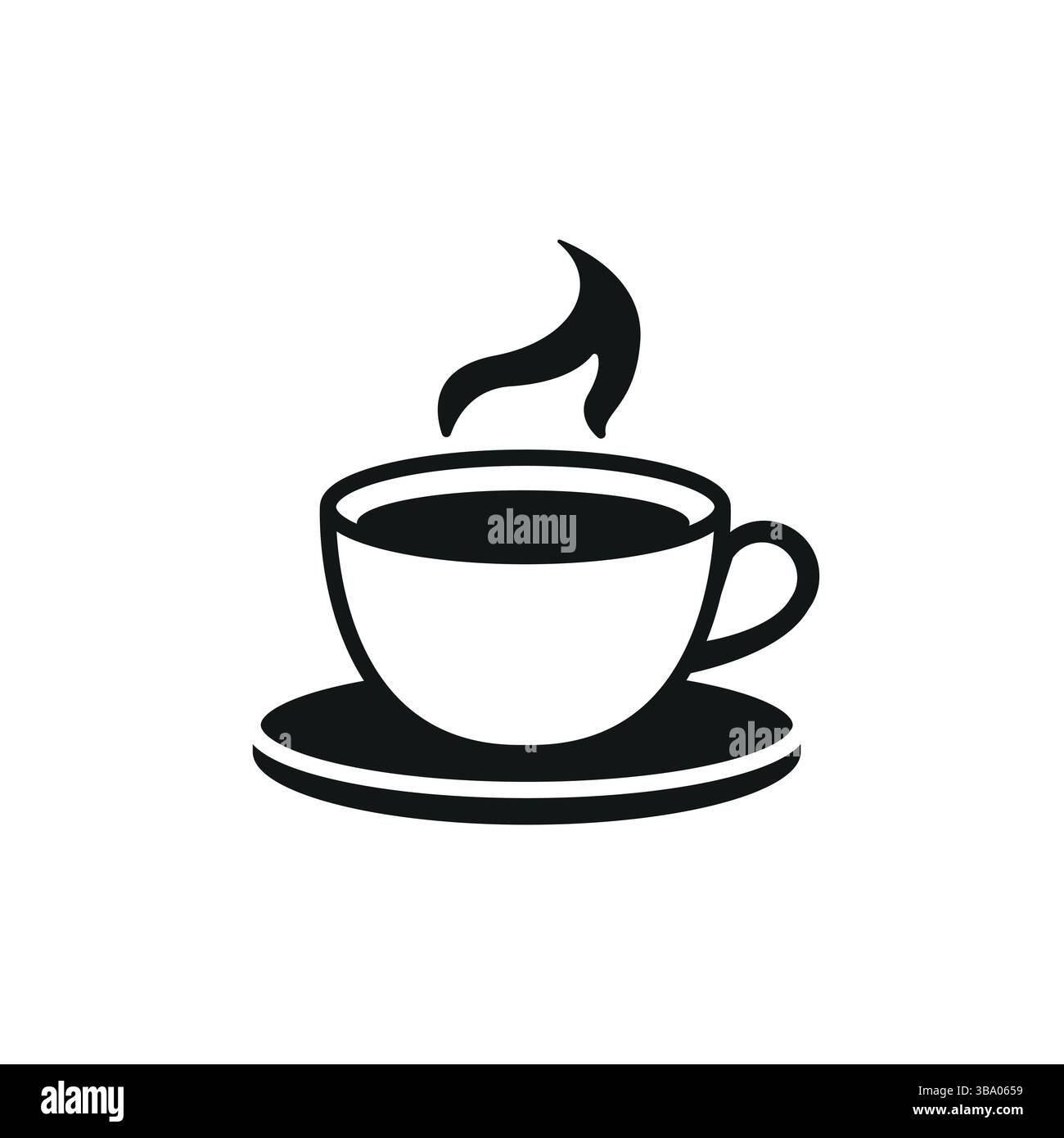 Cup coffee glass clean Stock Vector Images - Alamy