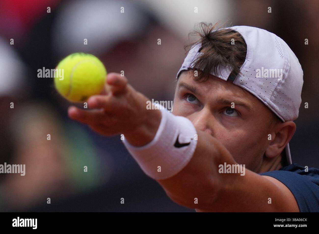 Roma, Italia. 11th May, 2025. Holger Rune (DAN) during the 3th round ...