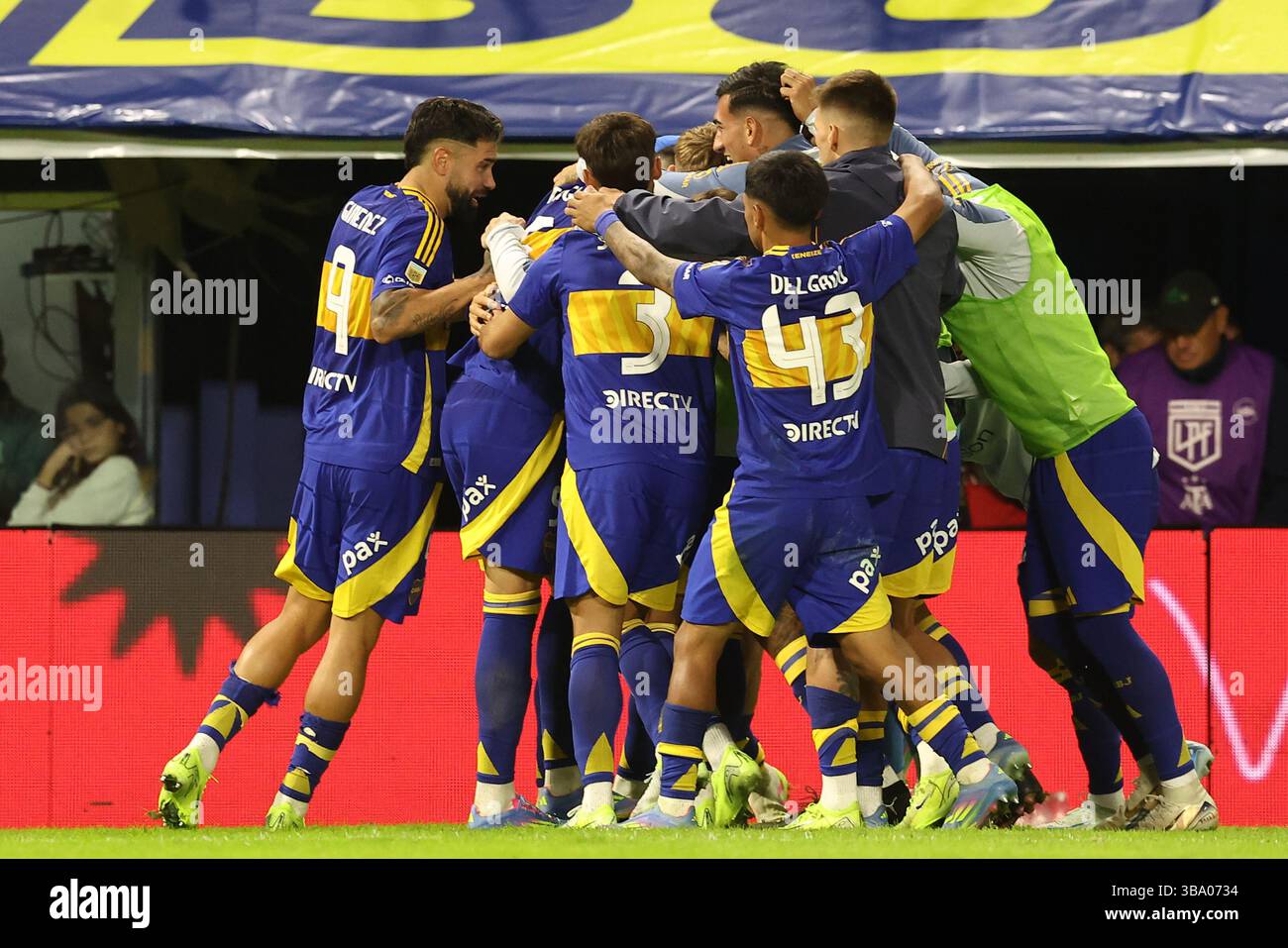 Buenos Aires, Argentina. 10th May, 2025. Boca Juniors' players ...