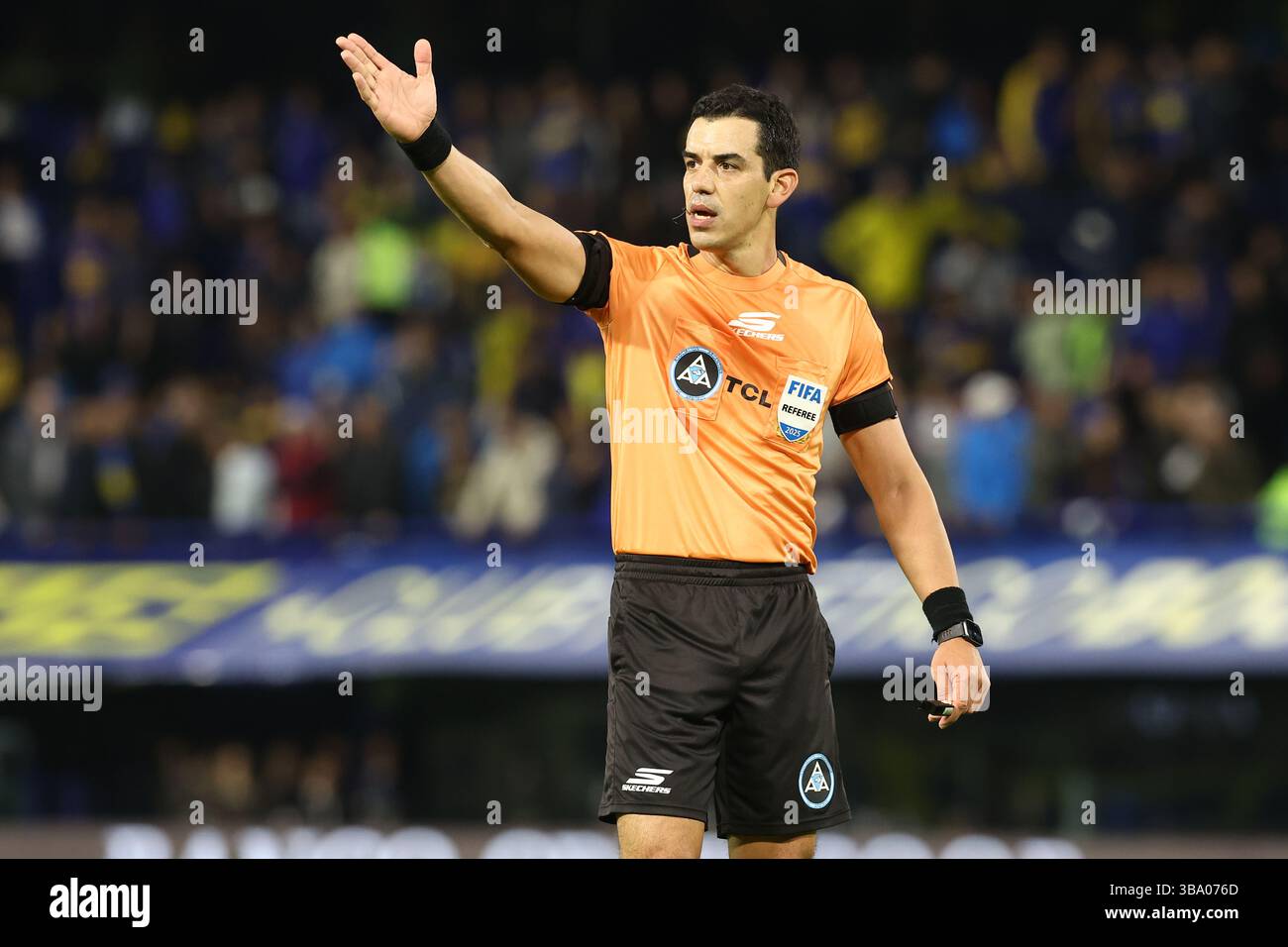 Buenos Aires, Argentina. 10th May, 2025. Argentine referee Leandro Rey ...