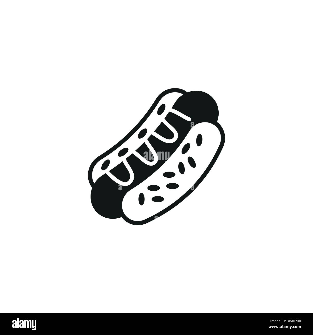 Hot Dog Icon Stock Vector Image & Art - Alamy