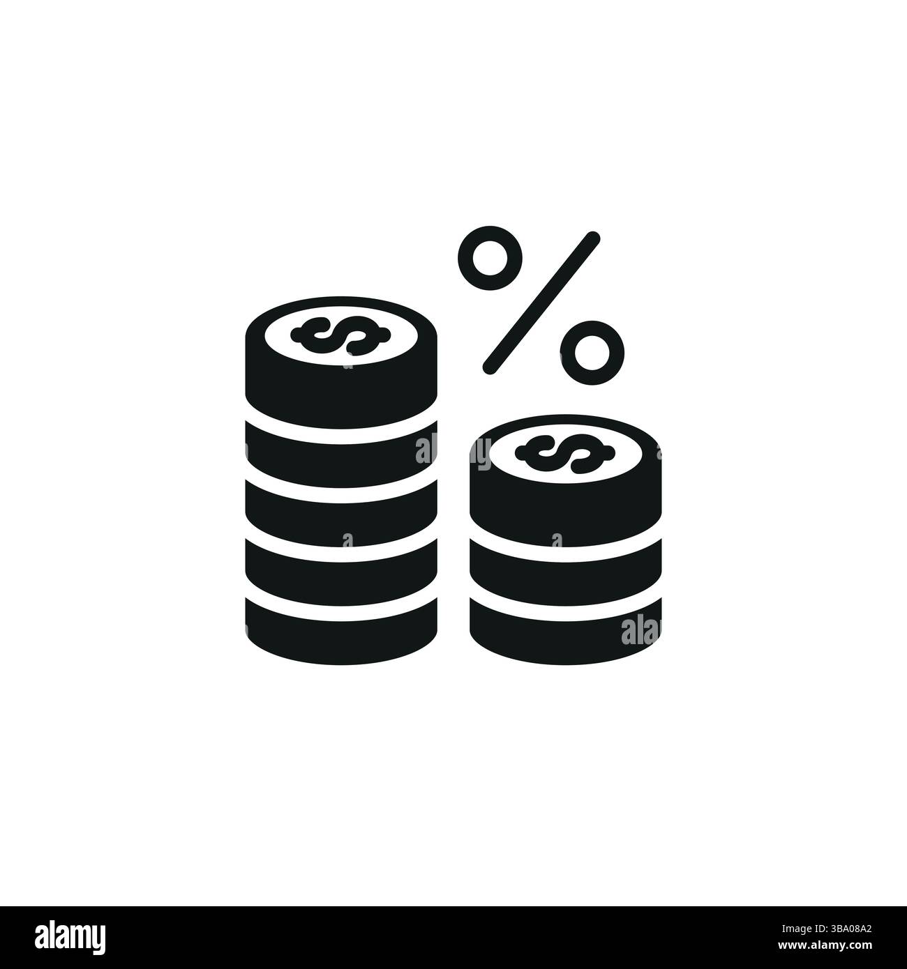 Interest Rate icon Stock Vector Image & Art - Alamy