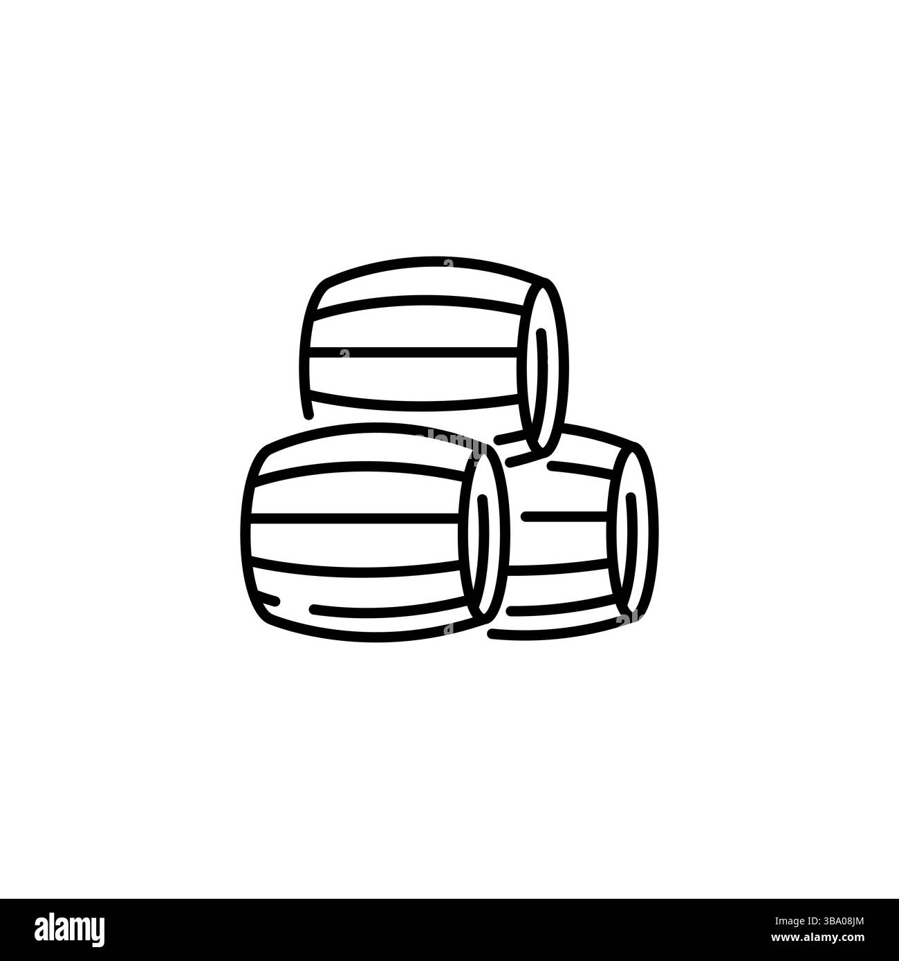 Wine Barrel Icon Stock Vector Image & Art - Alamy