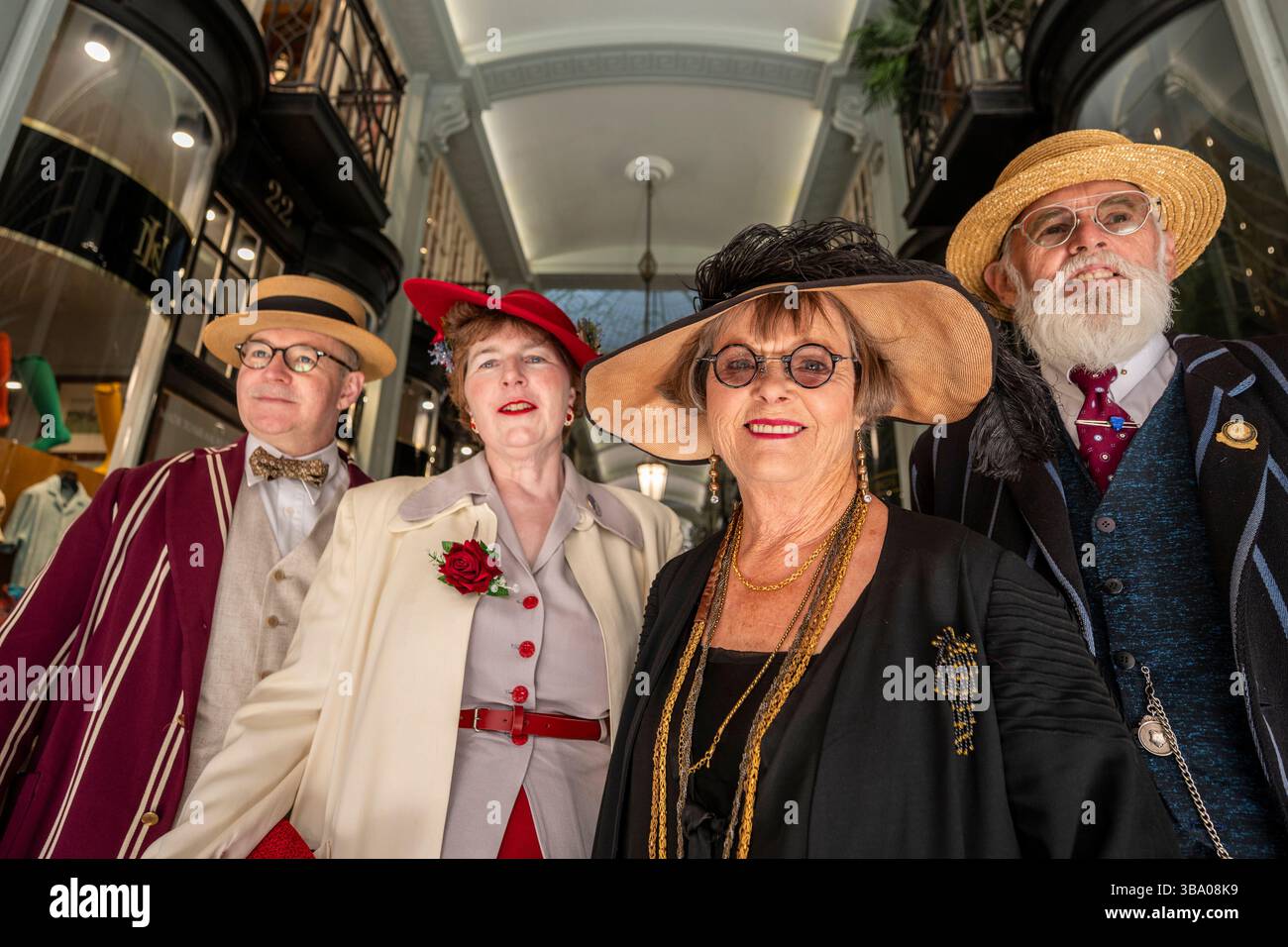 London, UK. 11 May 2025. Elegantly dressed people take part in the ...
