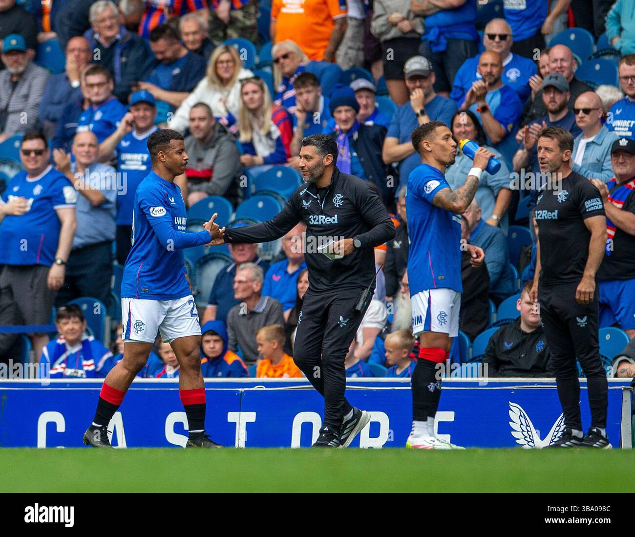 Ibrox Stadium, Glasgow, UK. 11th May, 2025. Scottish Premiership ...