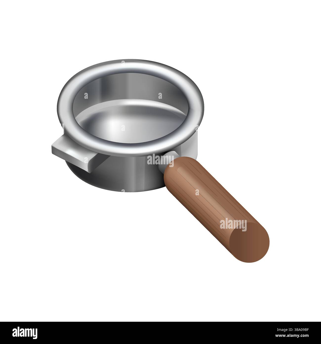 Barista brewing fresh espresso coffee Stock Vector Images - Alamy