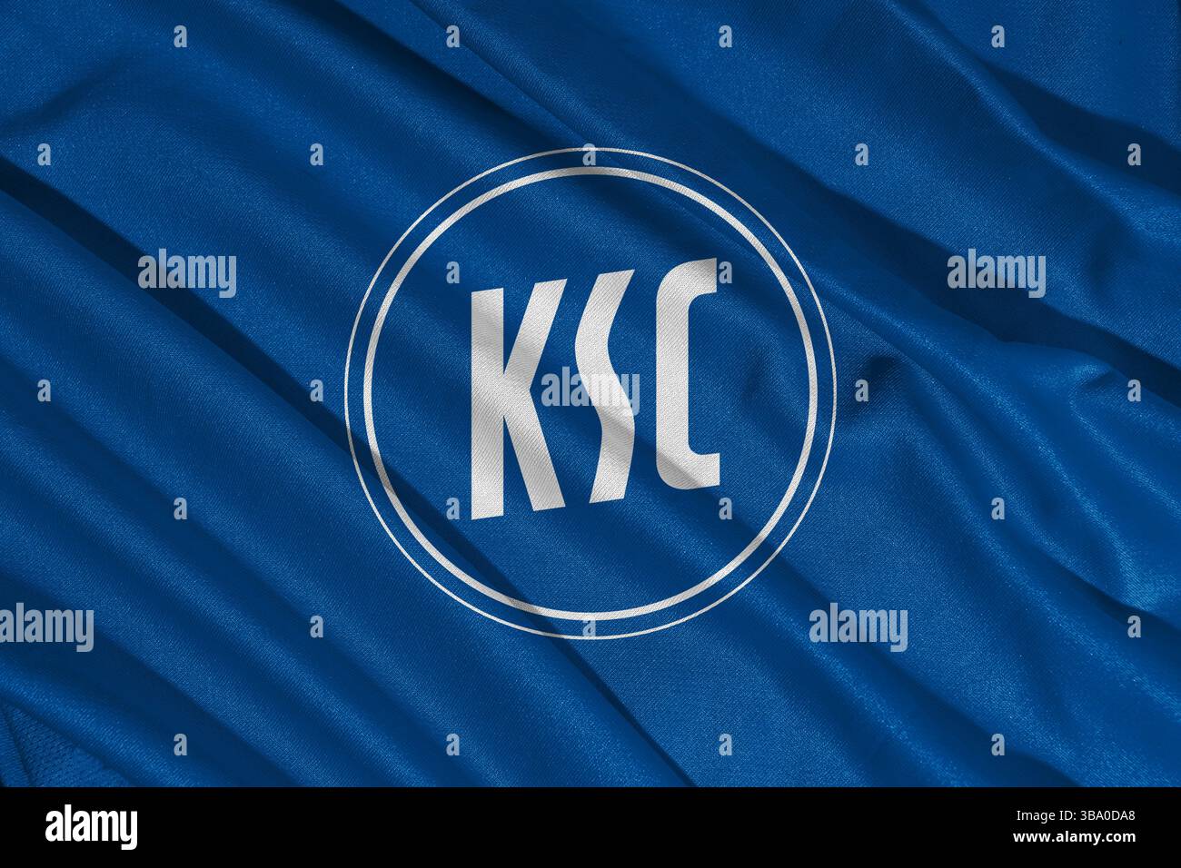 Pringsewu, Lampung May 10, 2025; Background texture of the flag logo of the Karlsruher football ...