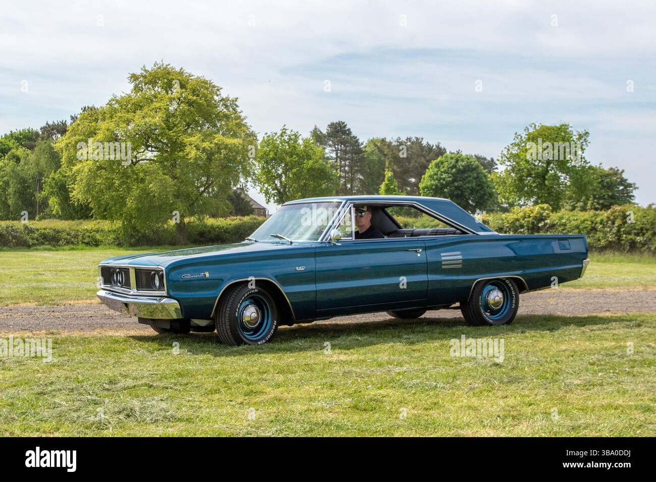 1966 60s Sixties Blue Chrysler Newport 2-Door Hardtop 383 V-8 Firepower ...