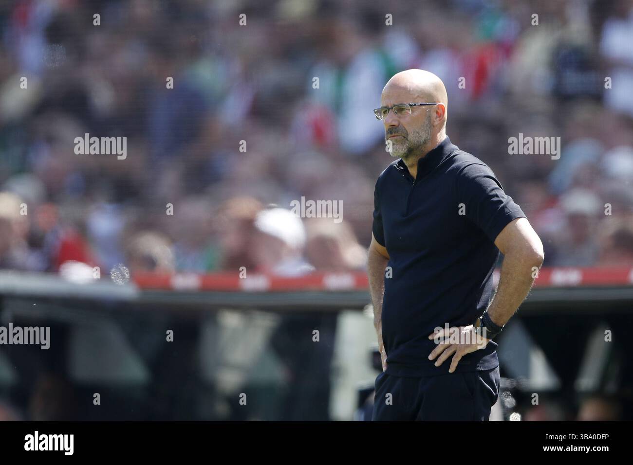 ROTTERDAM - PSV Eindhoven coach Peter Bosz during the Dutch Eredivisie ...