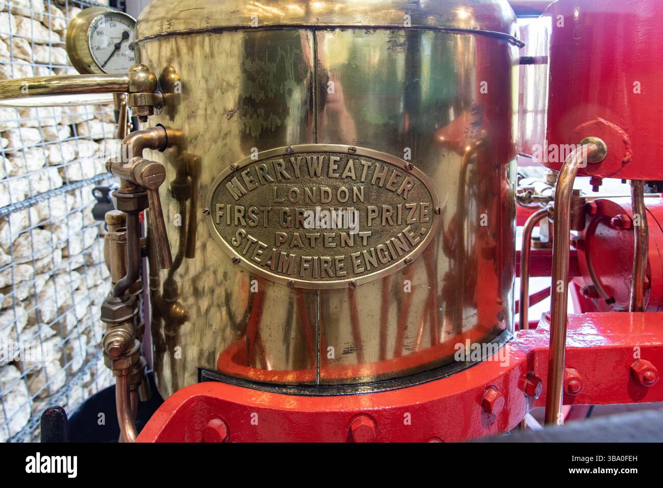 Merryweather Steam Fire Engine at Locomotion Railway Museum, Shildon ...