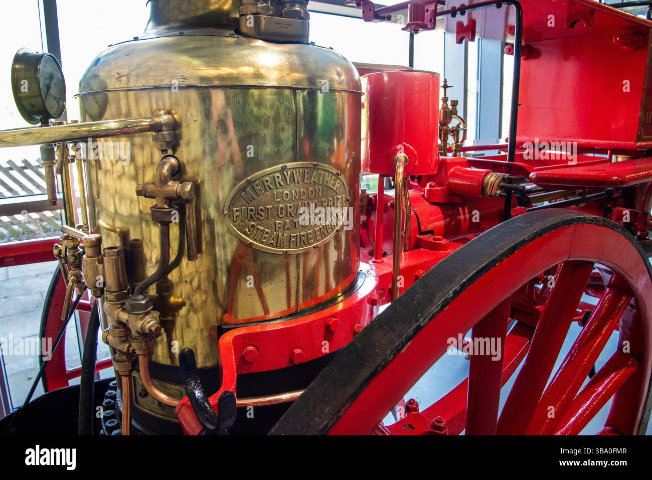 Merryweather Steam Fire Engine at Locomotion Railway Museum, Shildon ...