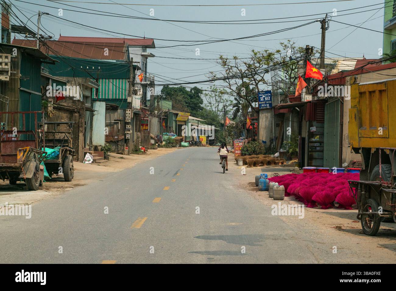 Quang Phu Cau, Vietnam. 23rd March 2025. General view on the so-called ...