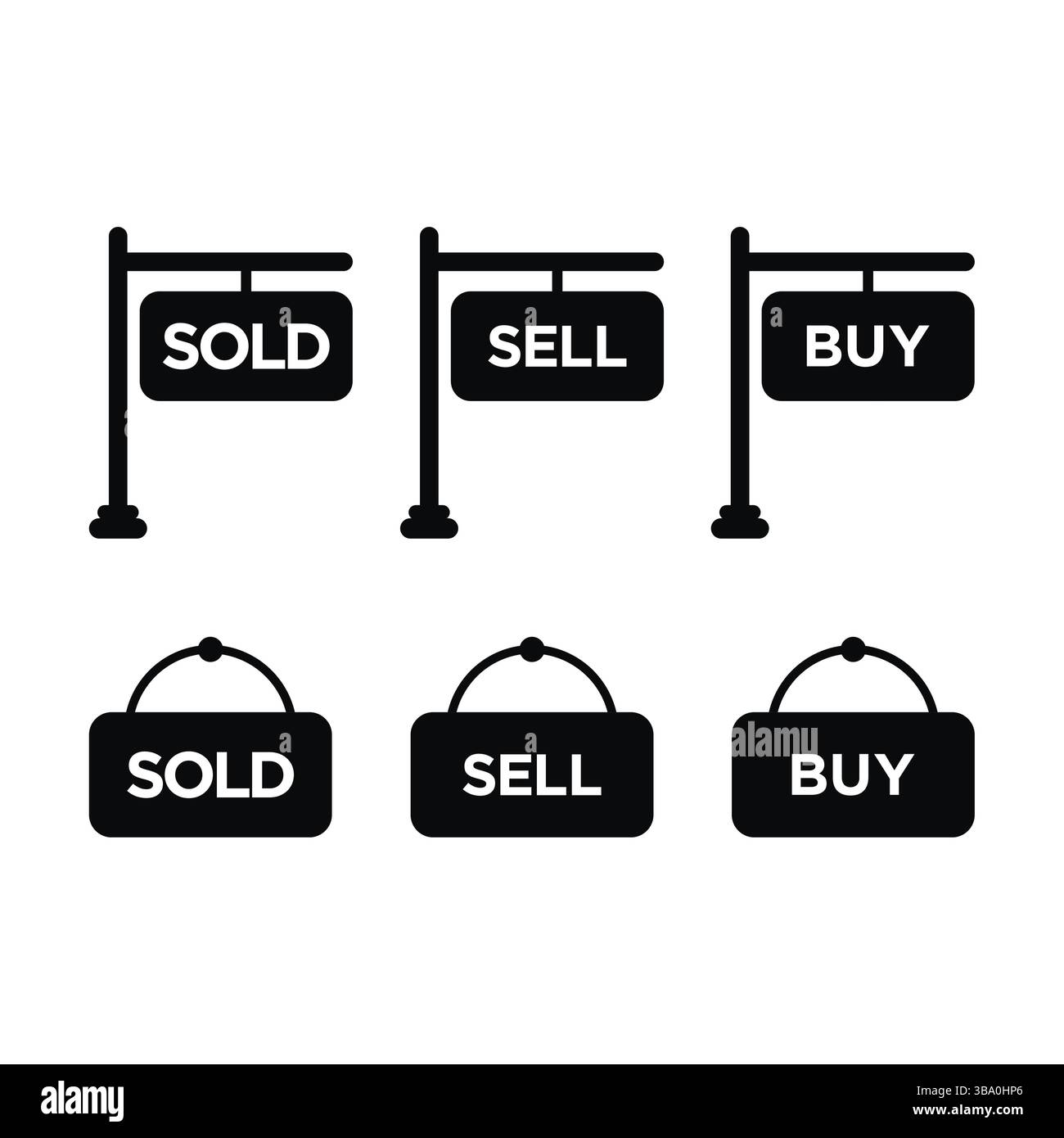 Realty signage Stock Vector Images - Alamy