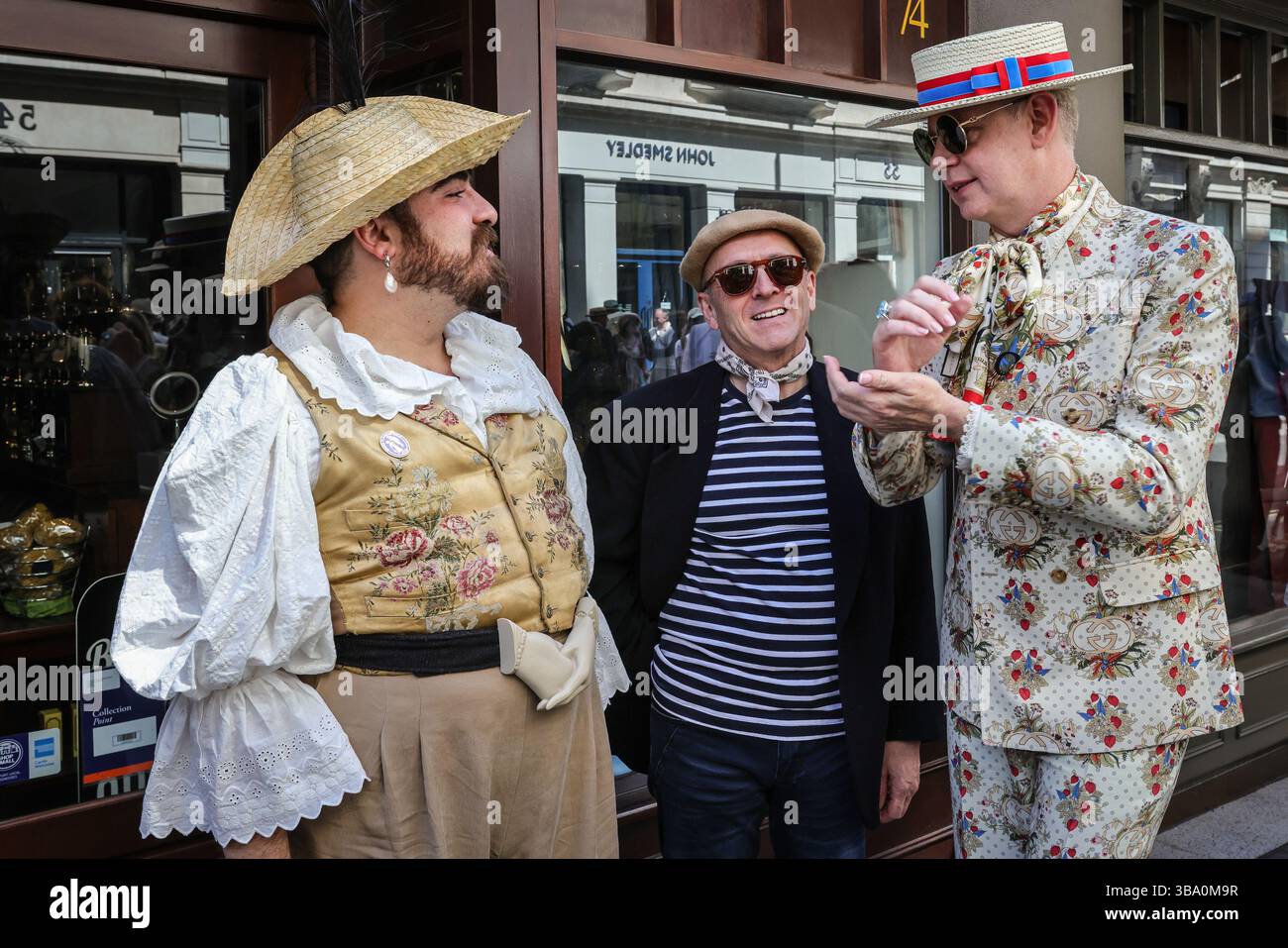 London, UK. 11th May, 2025. Chaps, flaneurs, dandies and dandizettes in ...