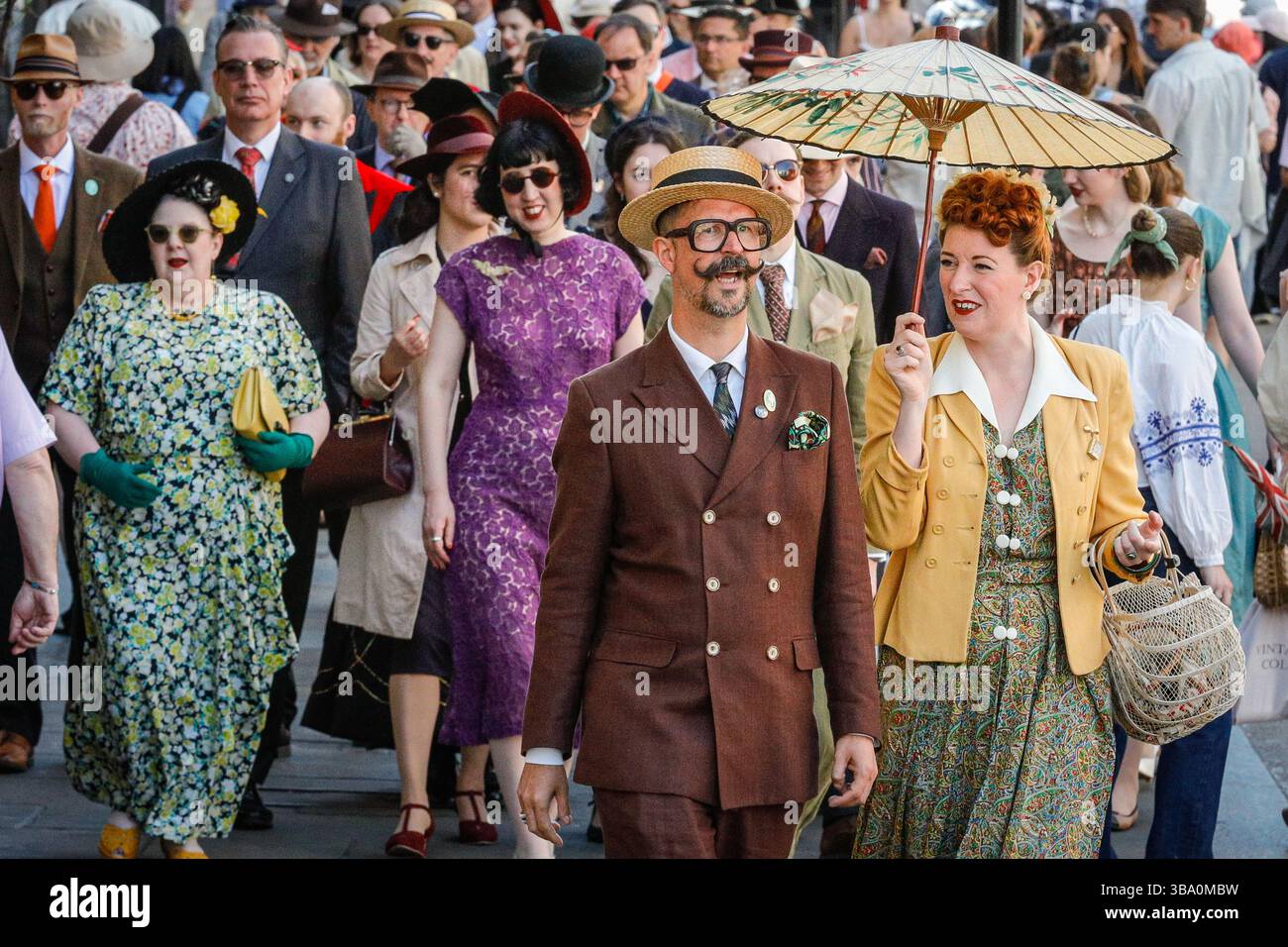 London, UK. 11th May, 2025. Chaps, flaneurs, dandies and dandizettes in ...