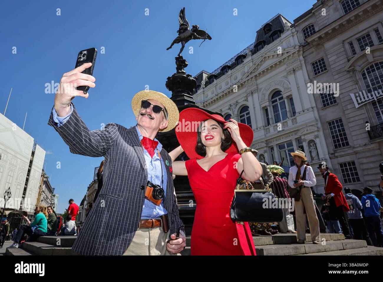 London, UK. 11th May, 2025. Chaps, flaneurs, dandies and dandizettes in ...