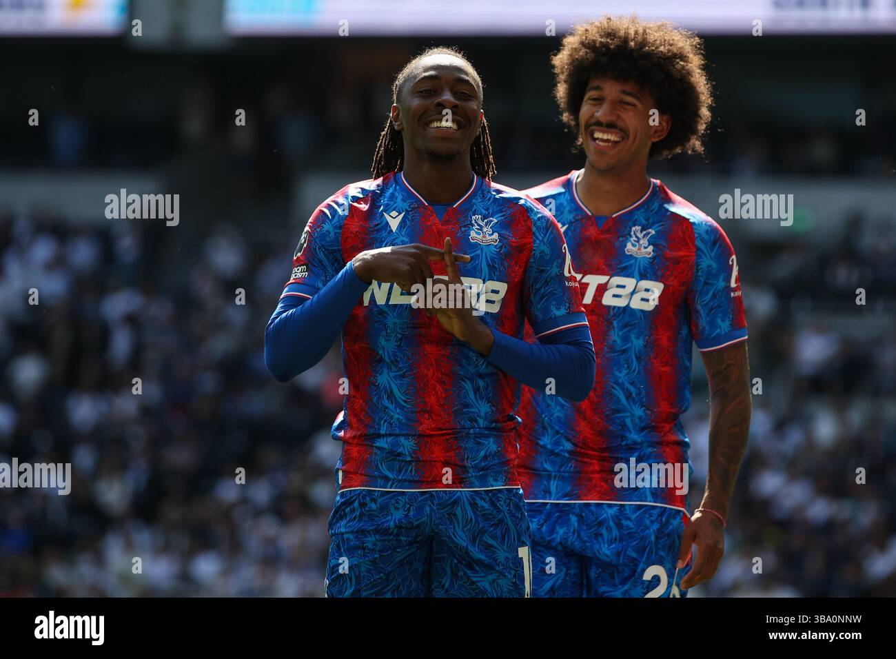 LONDON, UK - 11th May 2025: Eberechi Eze of Crystal Palace celebrates ...