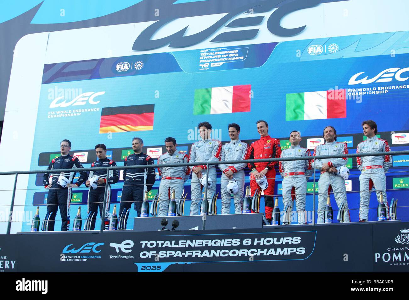 Spa Francorchamps, Belgium. 10th May, 2025. Francois HERIAU (FRA), Simon MANN (USA), Alessio ...