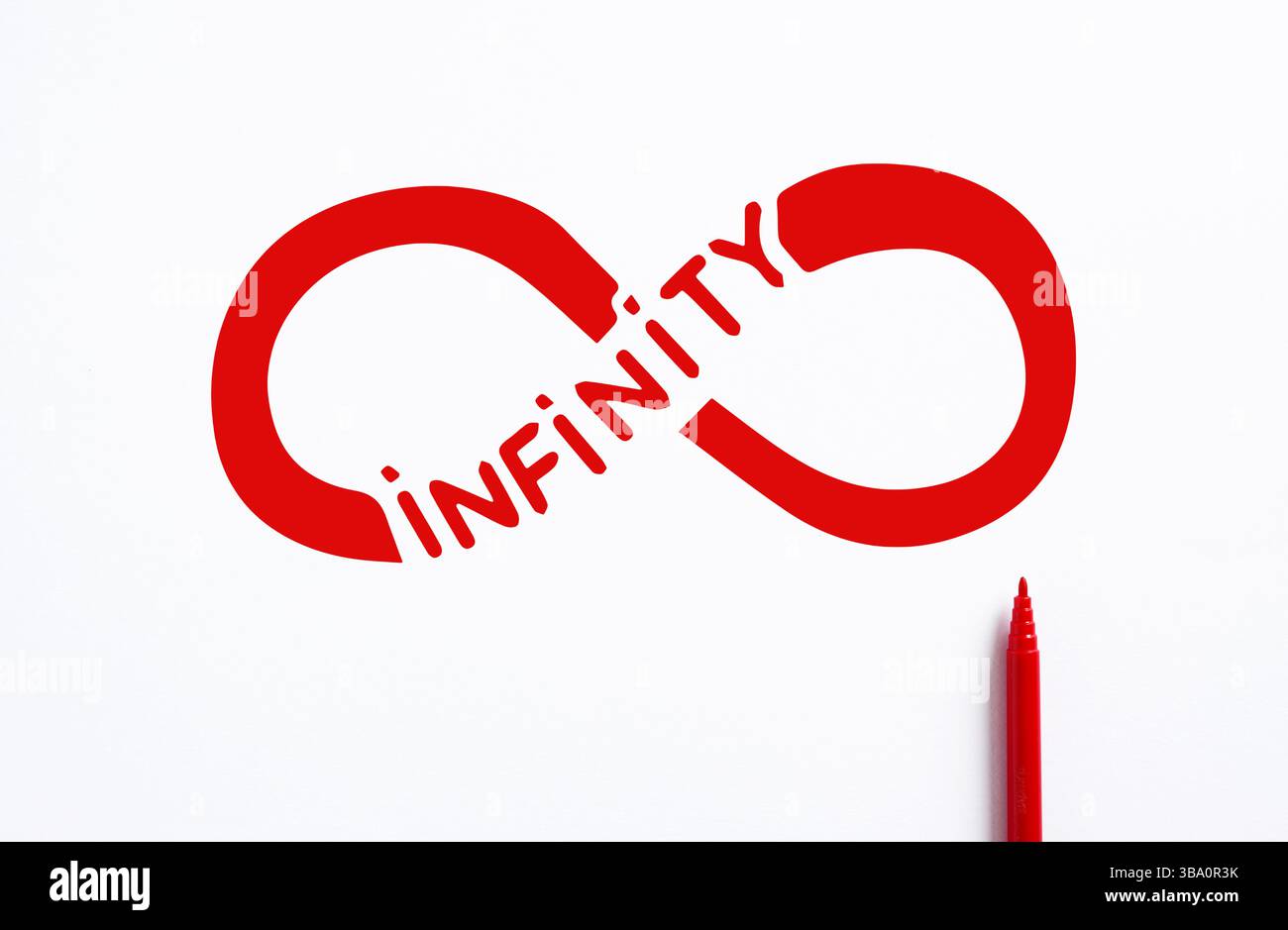 Infinity symbol drawing hi-res stock photography and images - Alamy